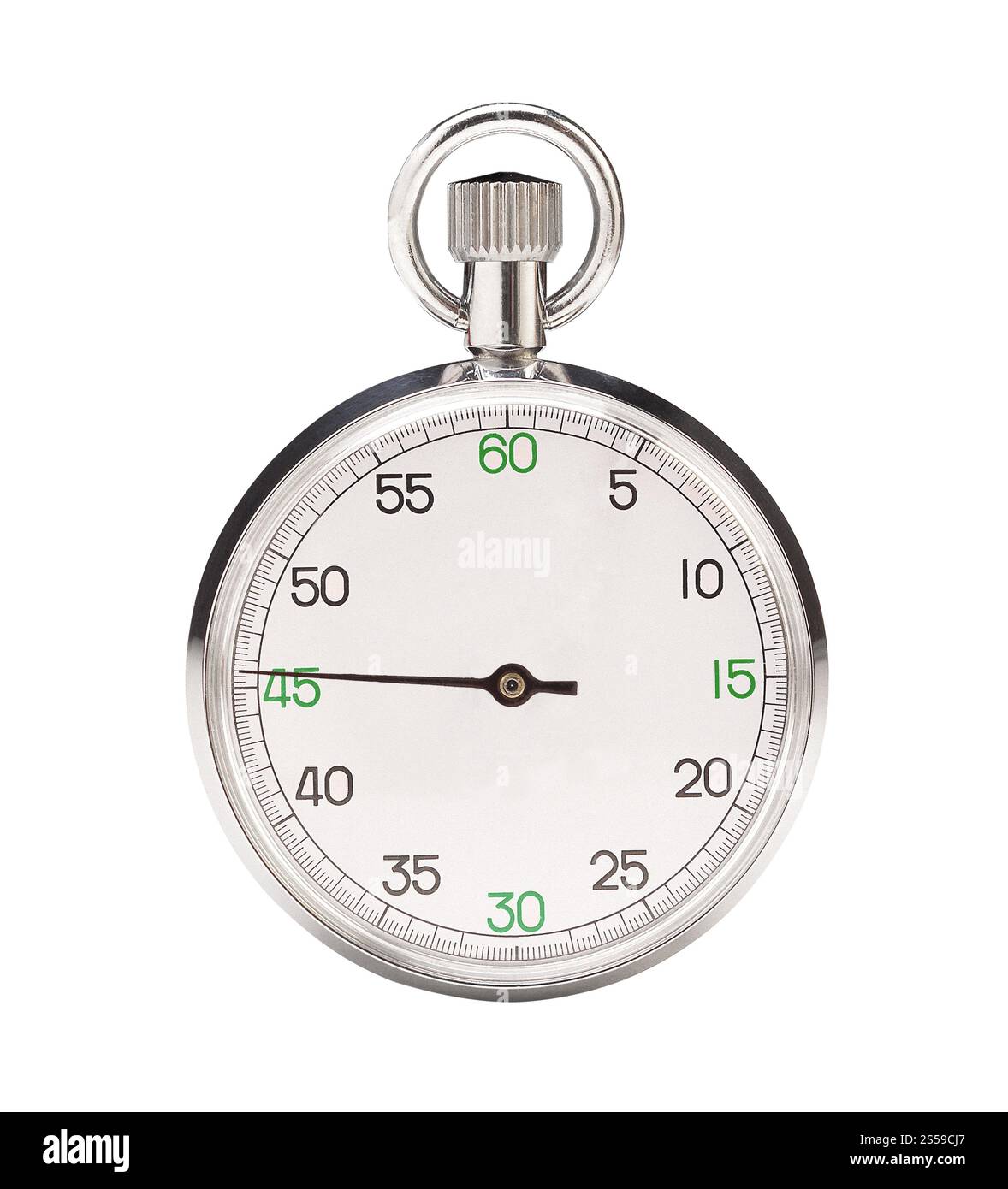 Mechanical stopwatch isolated on white background. Mechanical stopwatch ...
