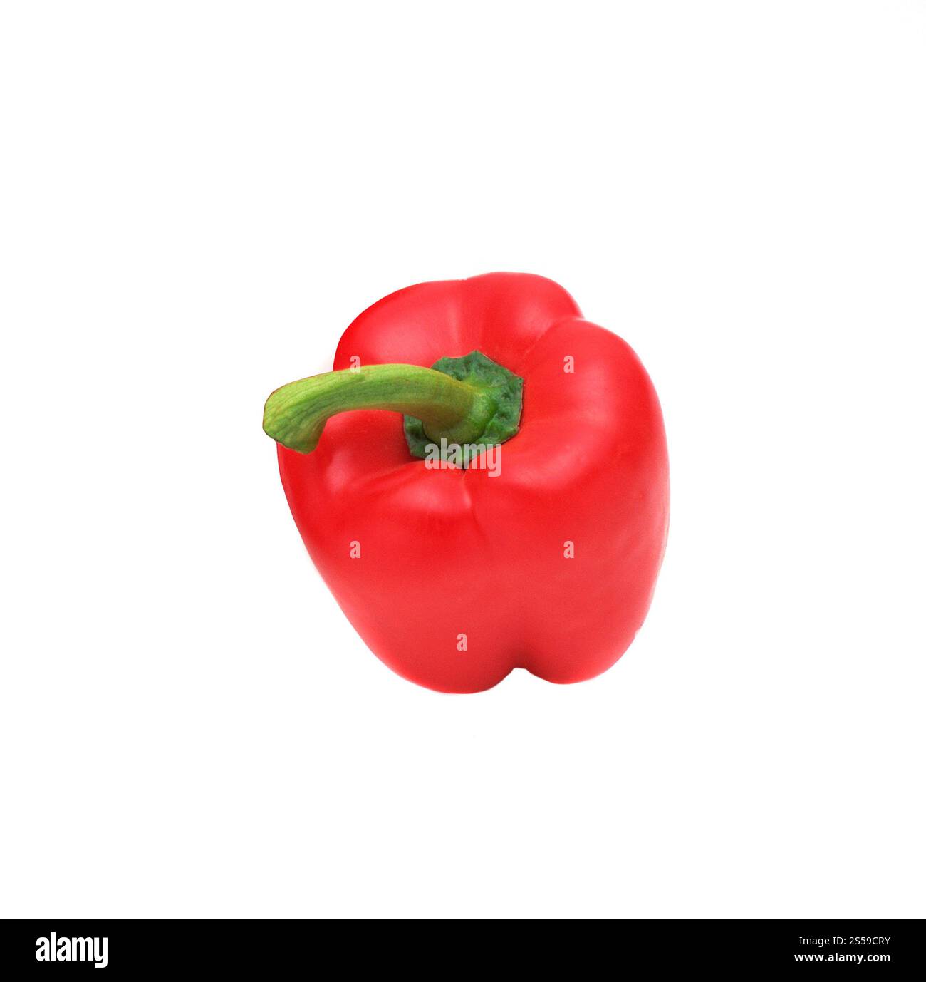 Bell pepper (bulgarian pepper) isolated on white. Bell pepper Stock ...