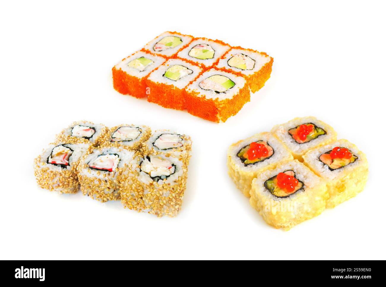 japan trditional food - roll isolated on white background. japan ...