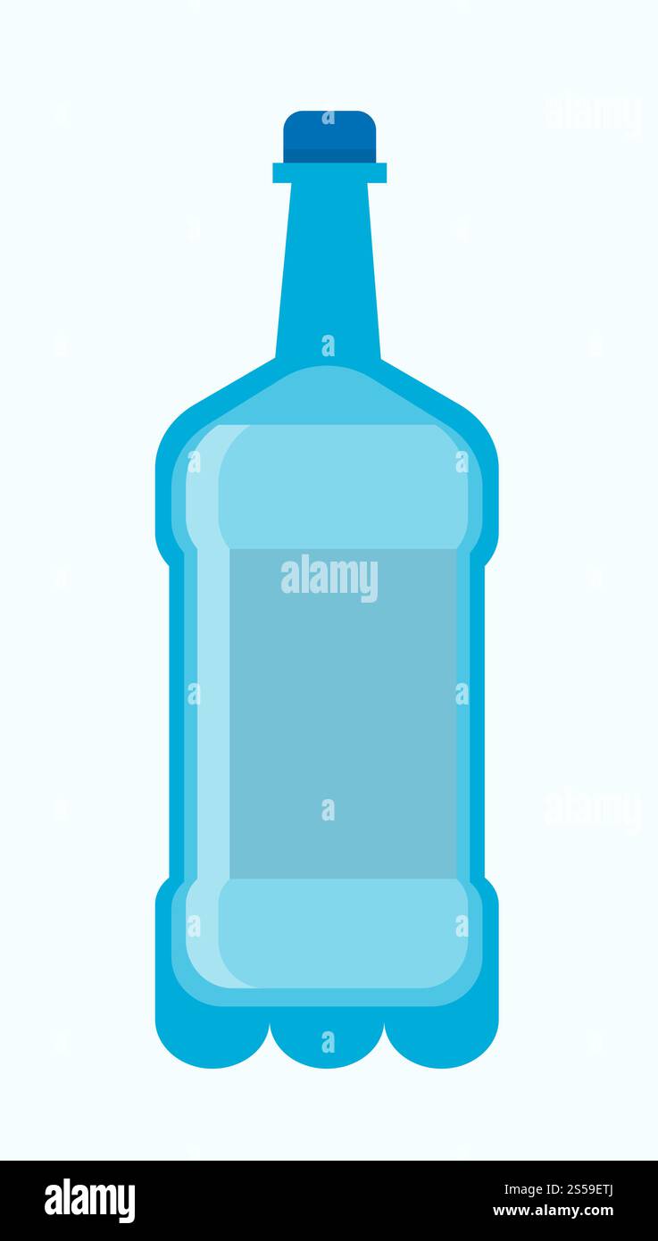 Big blue plastic bottle of fresh potable water. Cool refreshing ...