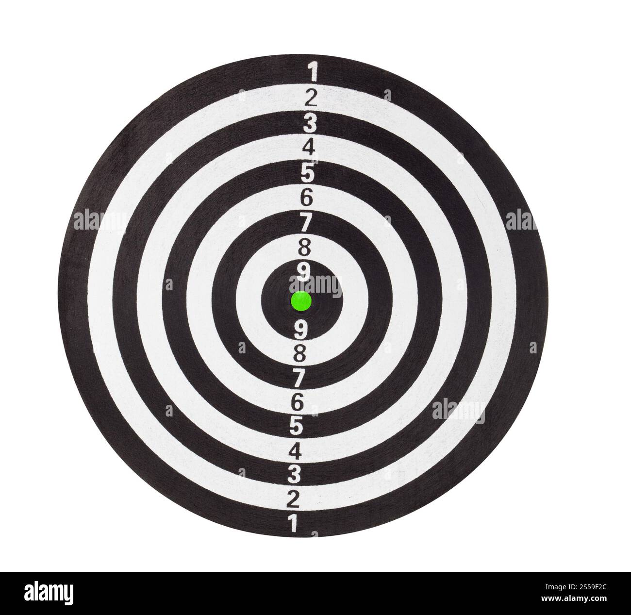 Dart board isolated on white background. Dart board Stock Photo - Alamy