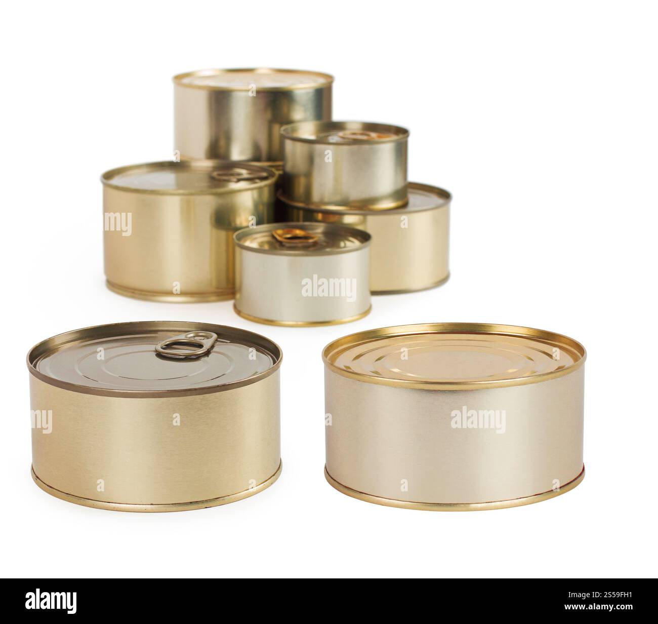 Many tin cans fish hi-res stock photography and images - Alamy