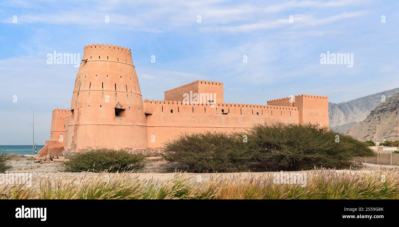 Bukha, Oman - January 1, 2025: The historic Bukha Fort stands ...