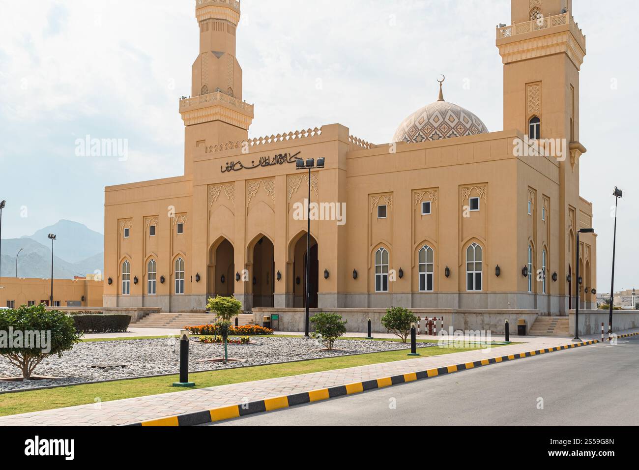 Sultan Qaboos Mosque, Bukha, Oman - January 1, 2025: The majestic ...