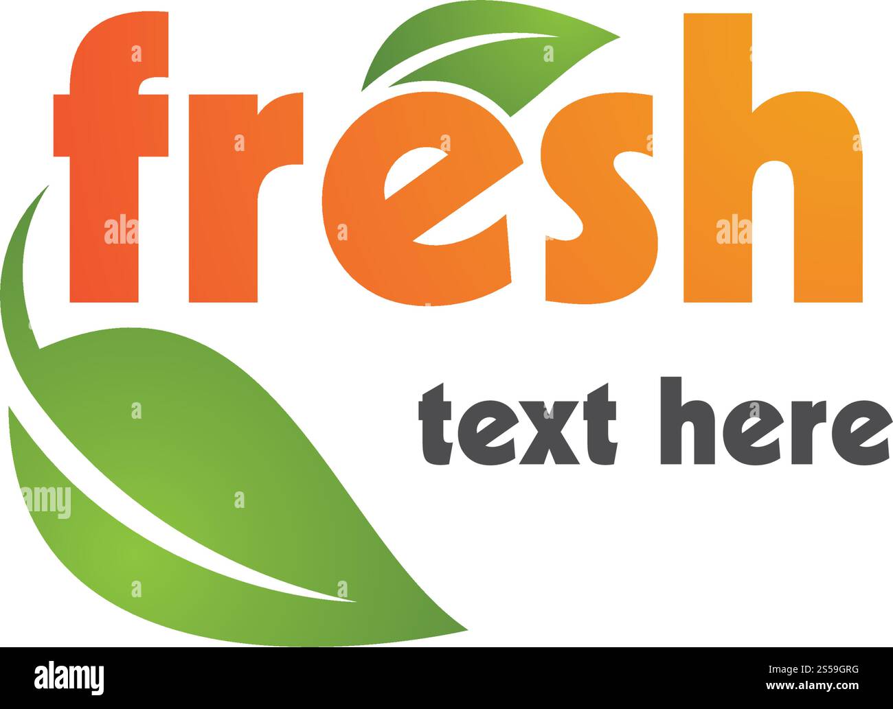 Fresh logo vector icon template Stock Vector Image & Art - Alamy