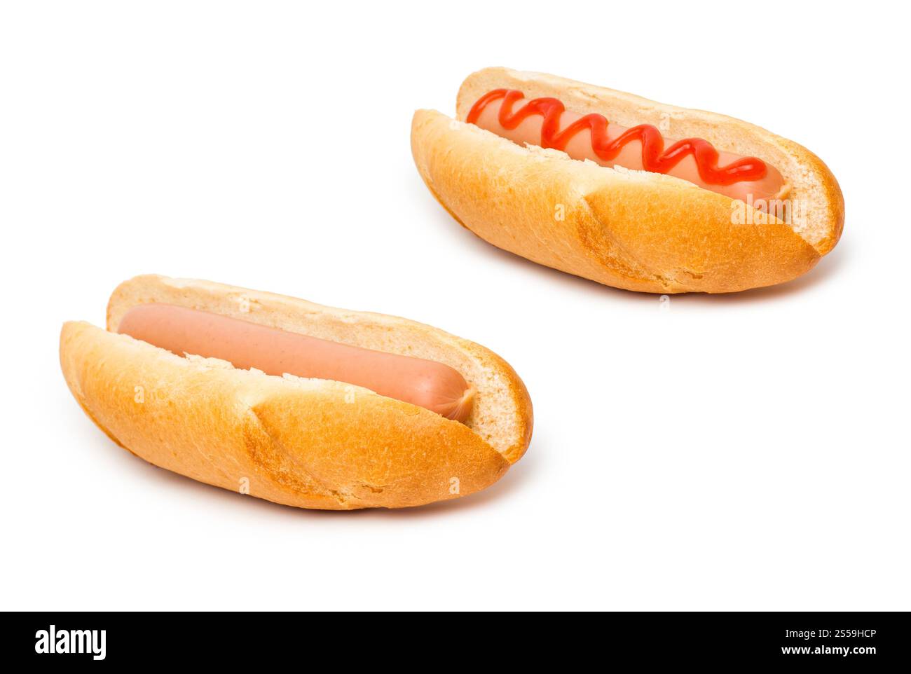hot dog isolated on white. hot dog Stock Photo - Alamy