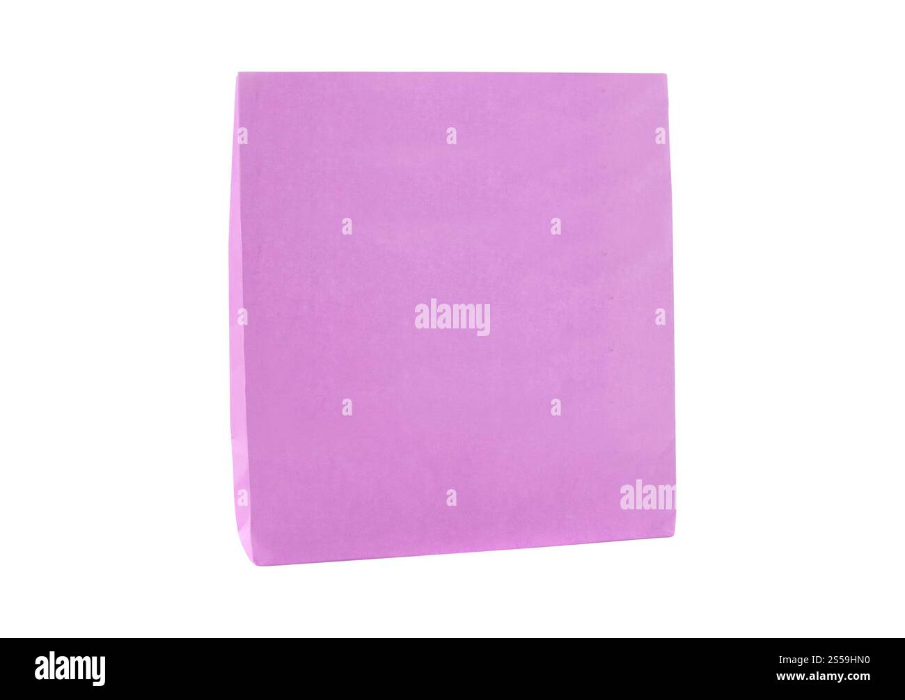 purple shopping paper bag isolated on white background Stock Photo - Alamy