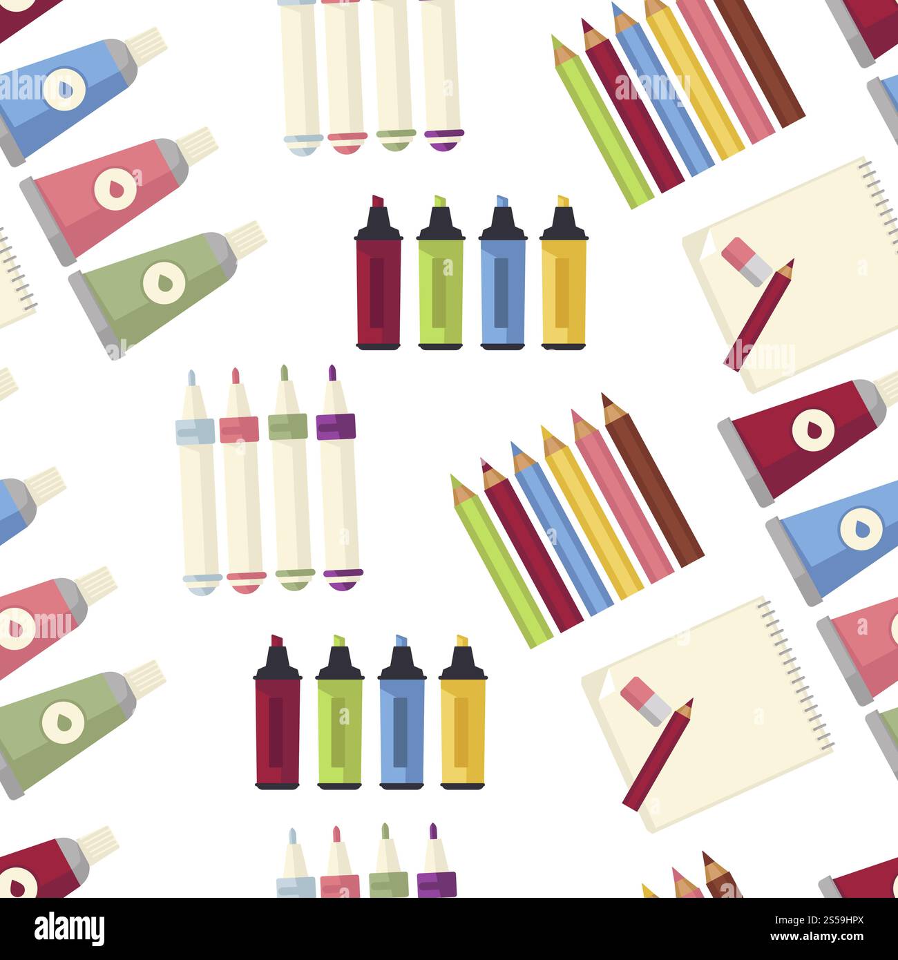 Art creation special equipment to paint and draw seamless pattern ...