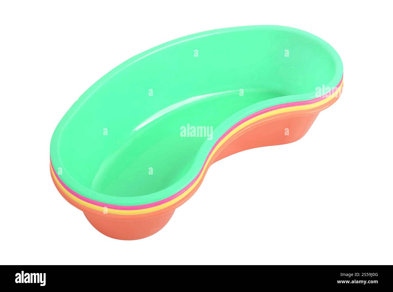 Convenient plastic portable bedside hospital urinal toilet isolated on ...