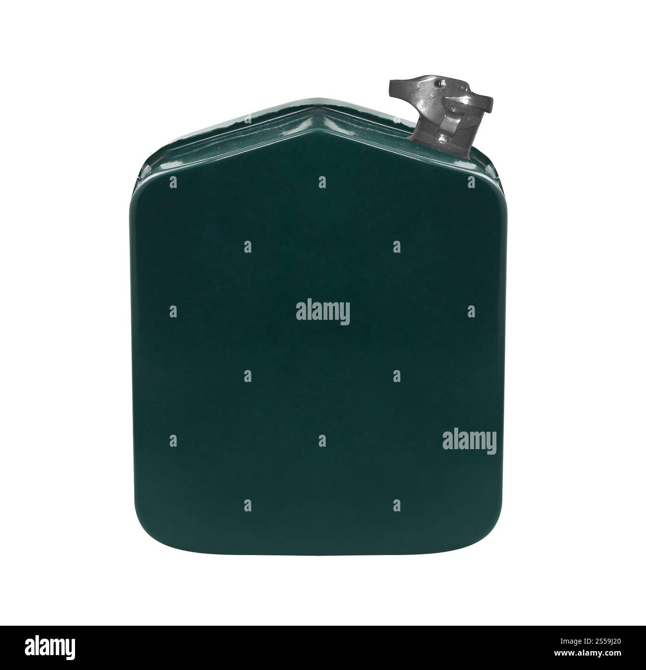 Gasoline jerrican isolated on white background Stock Photo - Alamy