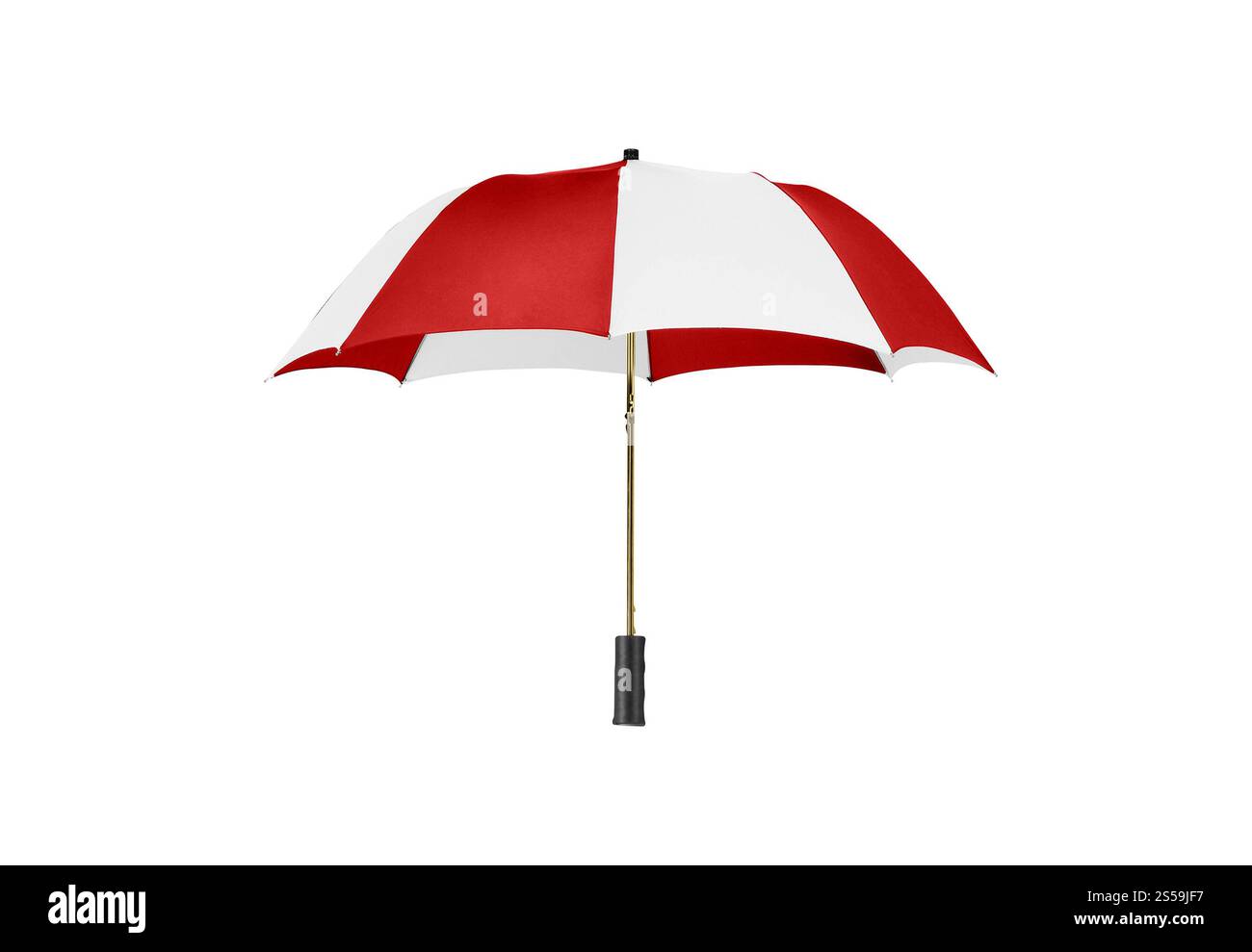 Classic Umbrella Isolated on White. Classic Umbrella Stock Photo - Alamy