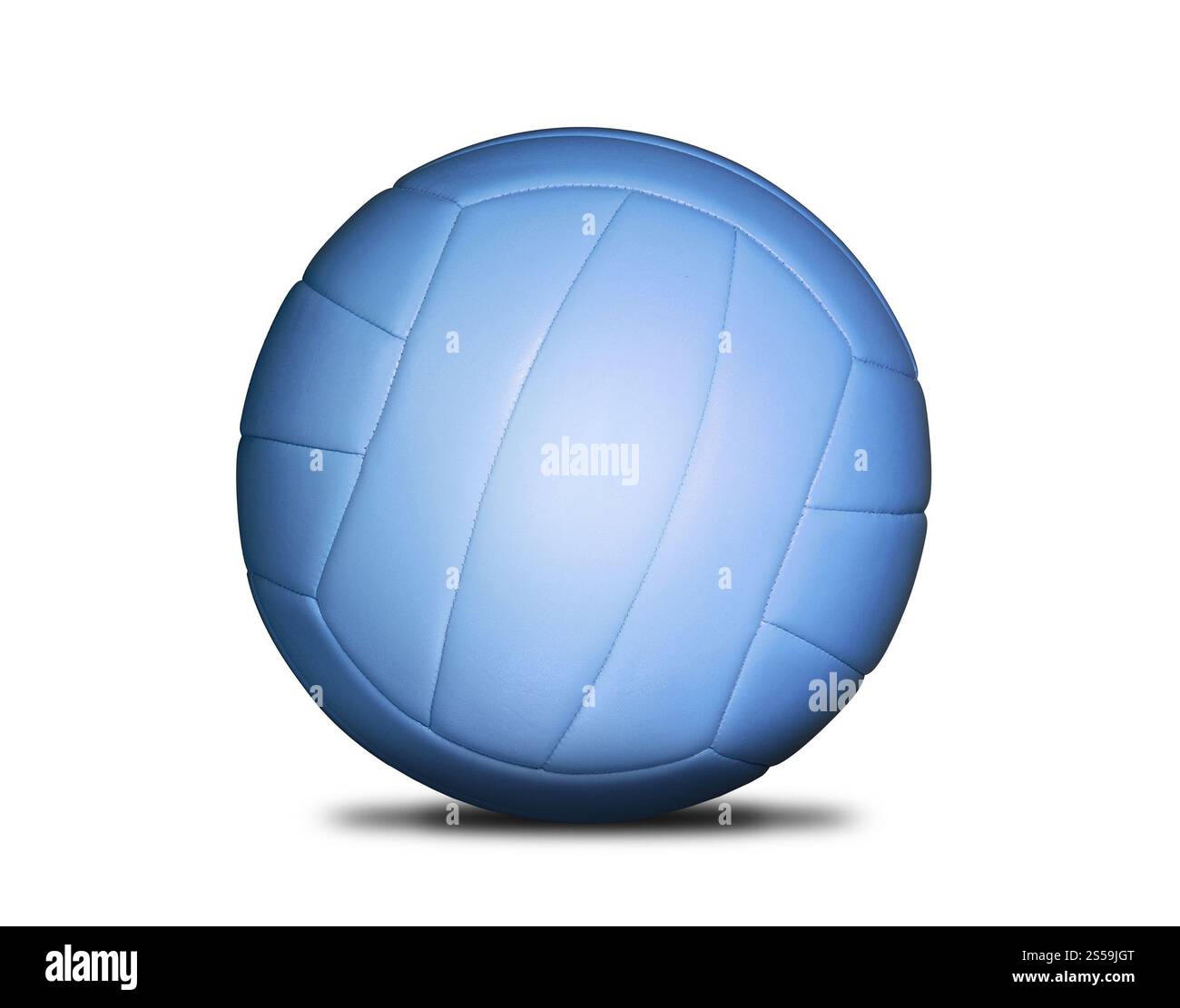 Volleyball blue ball isolated on white background. Volleyball blue ball ...