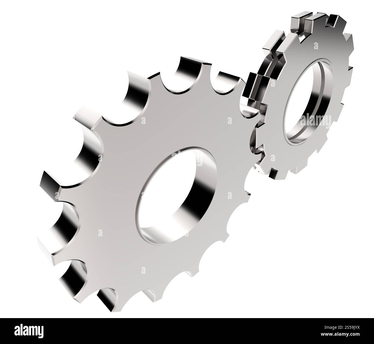 Hand drawn gear cogwheel Cut Out Stock Images & Pictures - Alamy