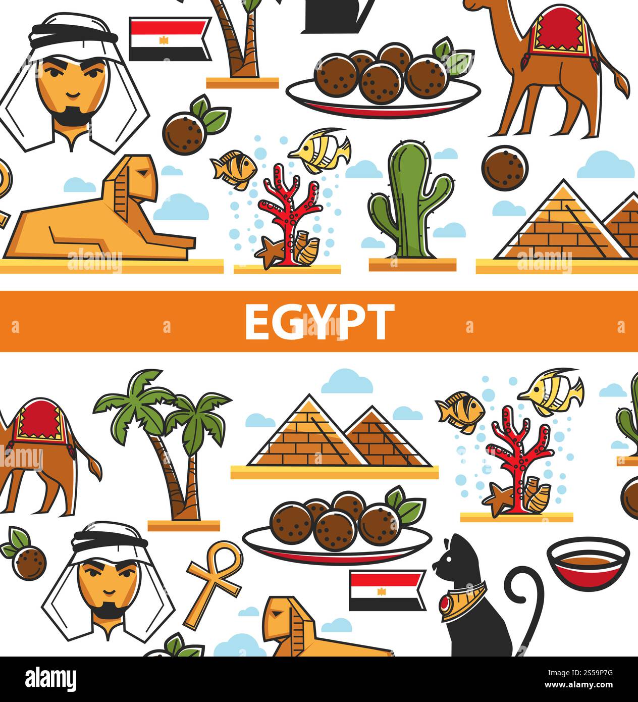 Egypt travel poster hi-res stock photography and images - Alamy
