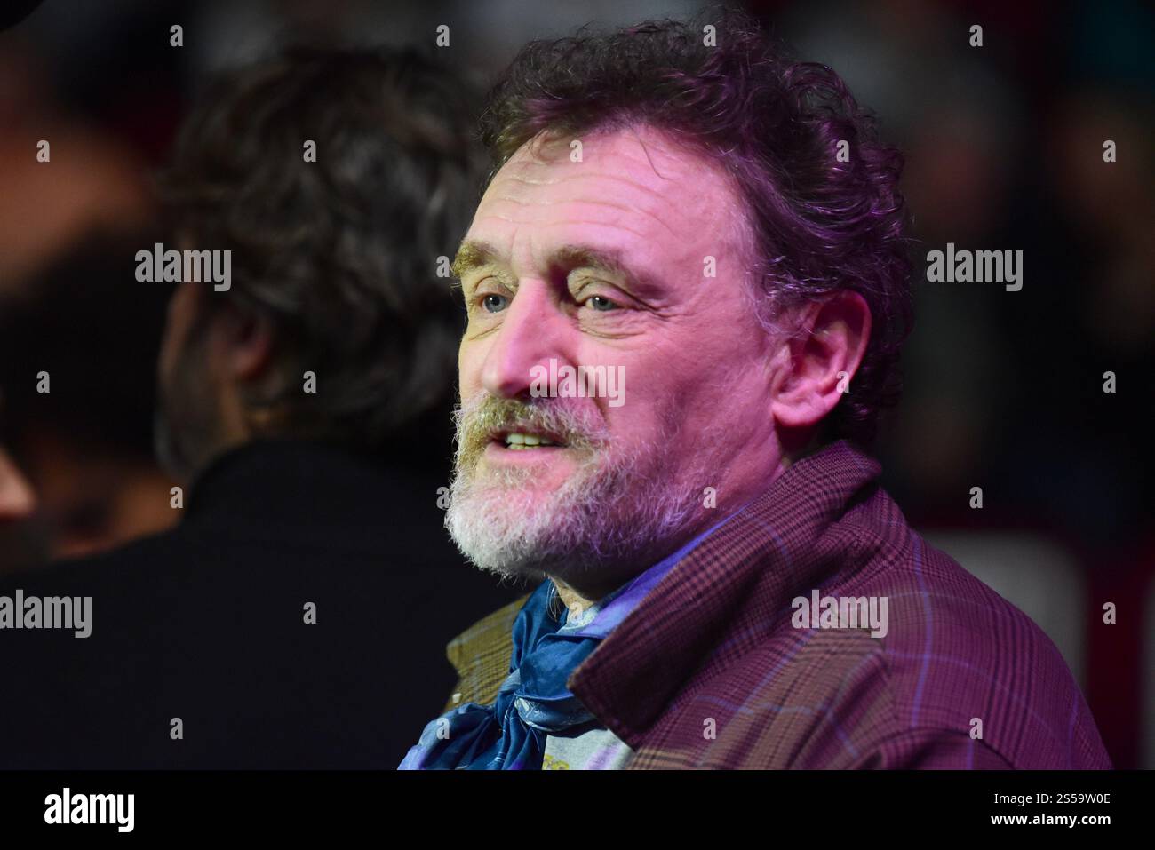 Portrait of Jean Paul Rouve at the opening ceremony of the Alpe d'Huez ...