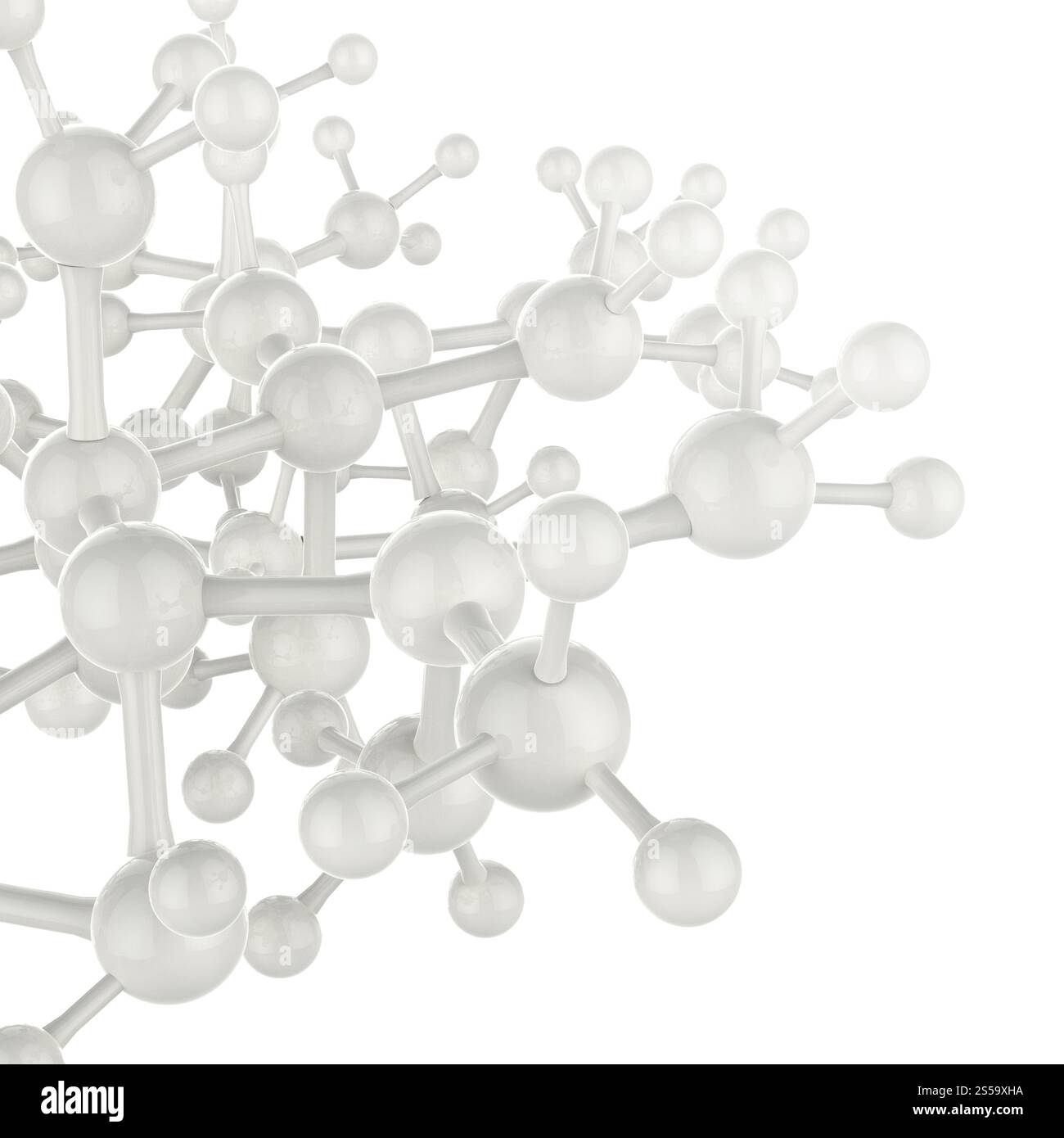 Abstract 3d molecules medical background Stock Photo - Alamy