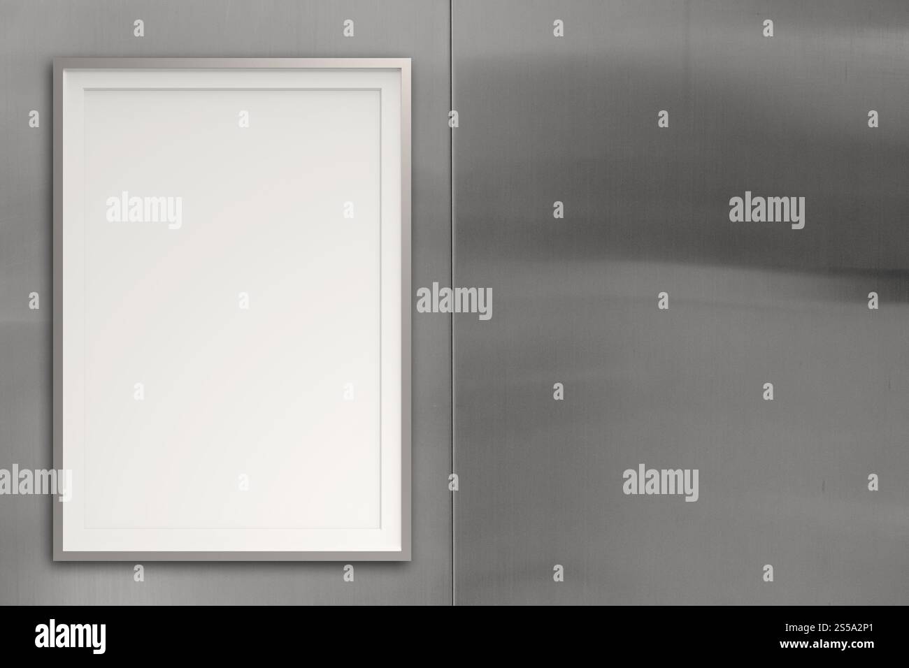 empty modern style frame on composition wall as concept Stock Photo - Alamy