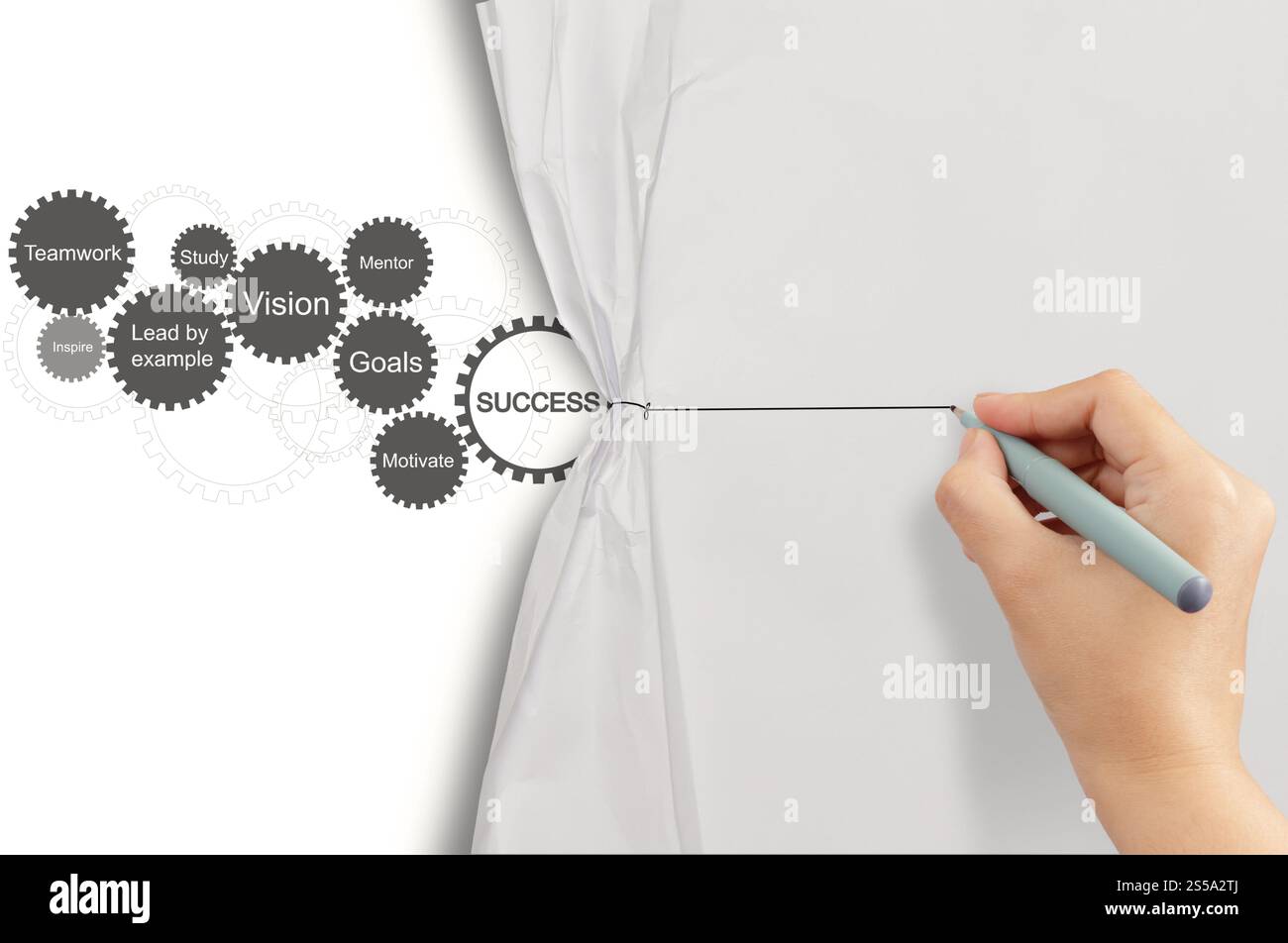 gear business success chart as concept Stock Photo - Alamy