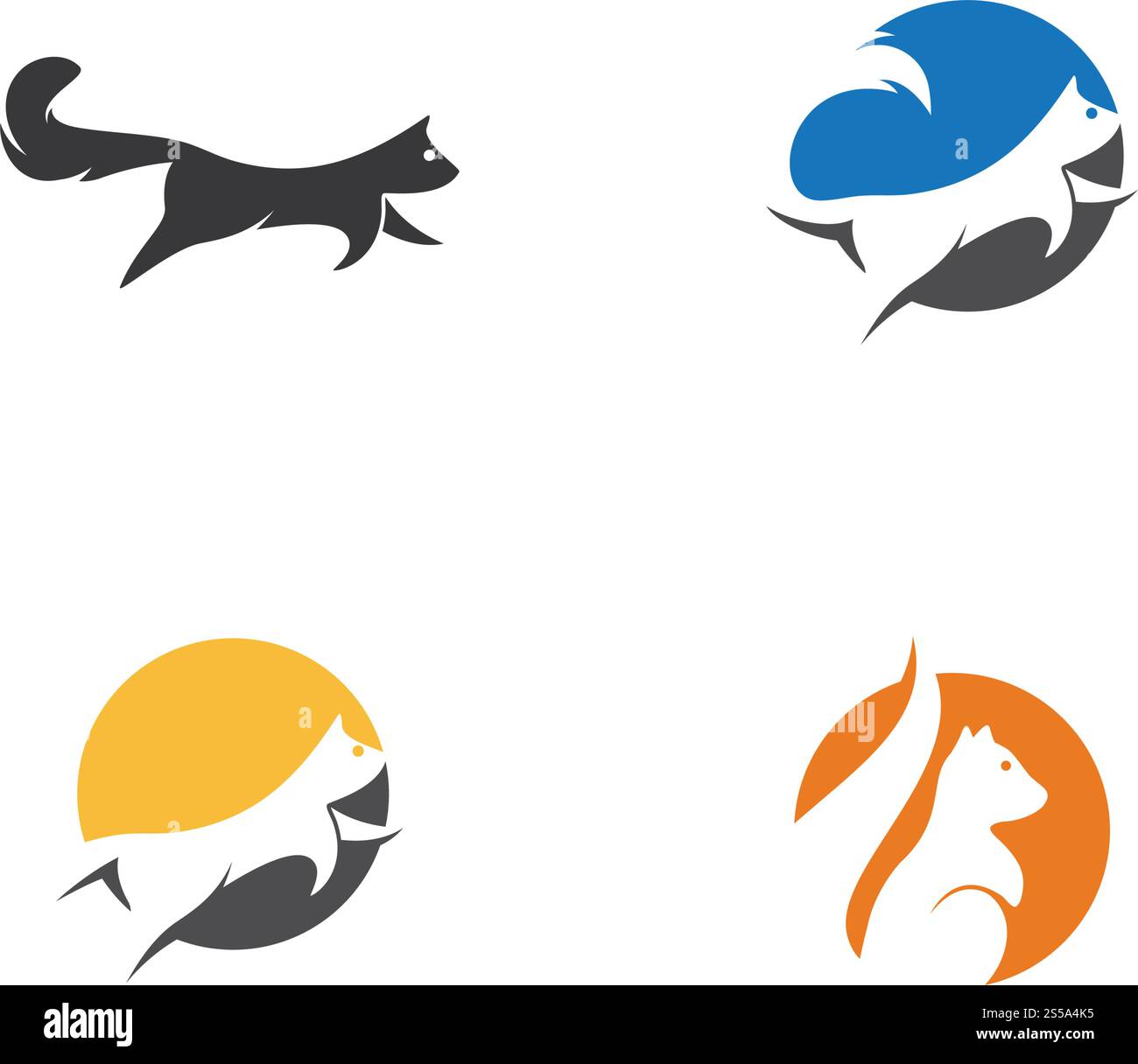 squirrel logo vector icon Stock Vector Image & Art - Alamy