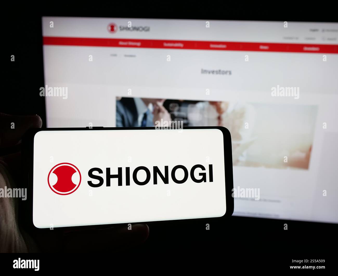 Germany. 16th Oct, 2024. In this photo illustration, a person is holding a smartphone with the ...