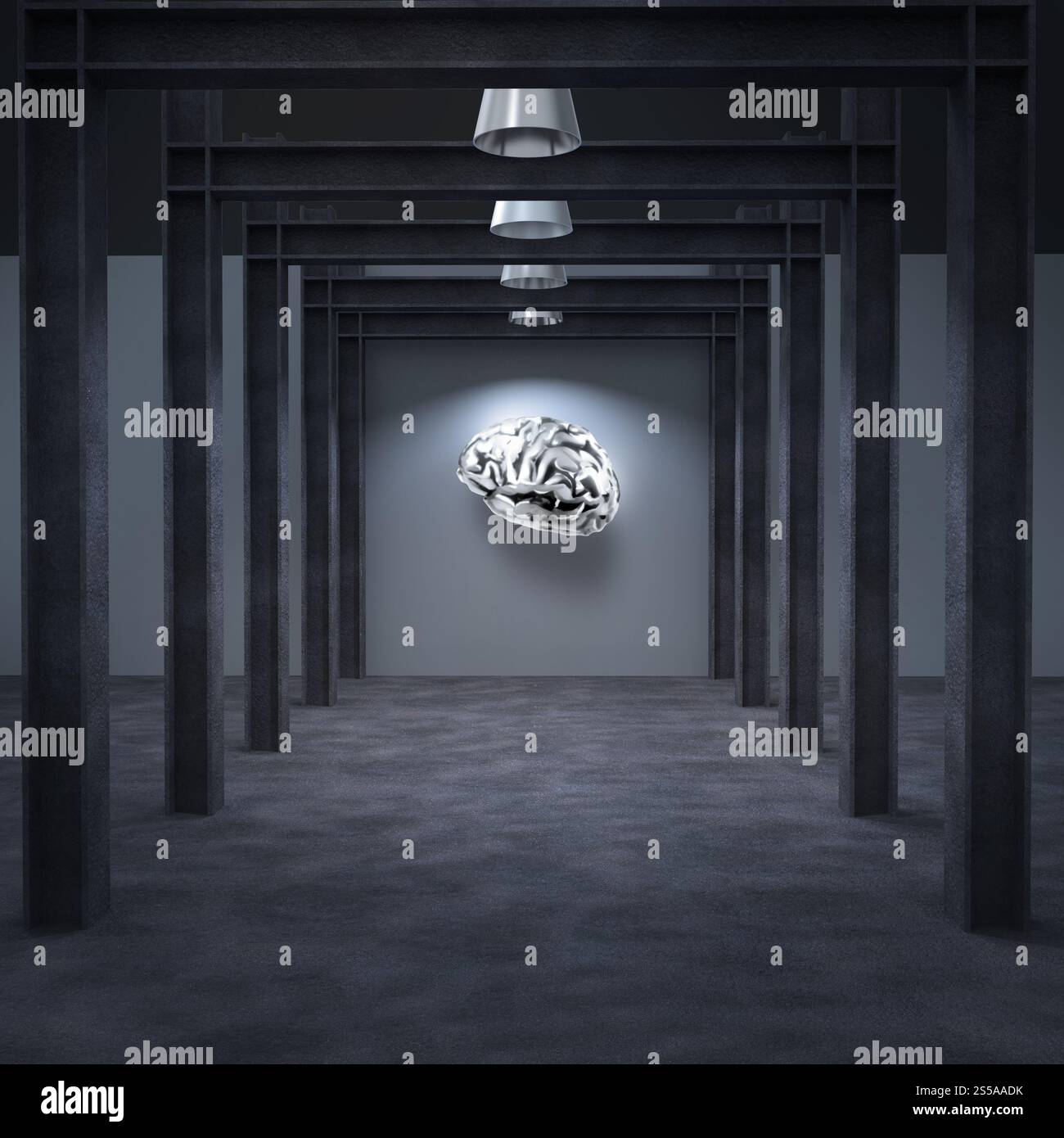 Human brain in abstract hi-res stock photography and images - Alamy