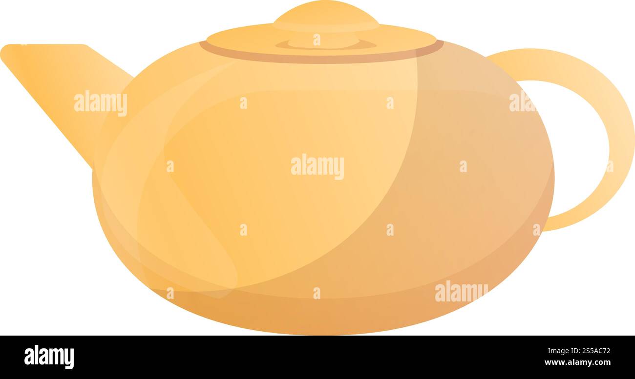 Matcha teapot icon. Cartoon of matcha teapot vector icon for web design ...