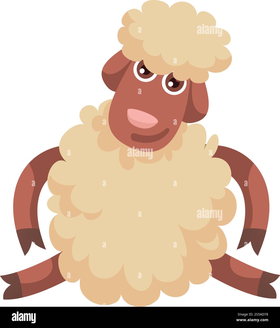Funny sheep icon. Cartoon of funny sheep vector icon for web design ...