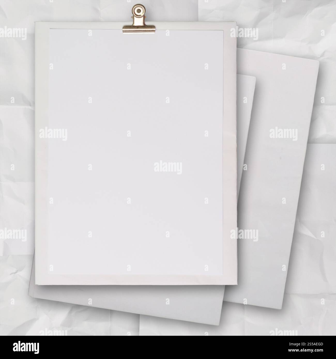 stack of blank paper book on texture background as concept Stock Photo ...