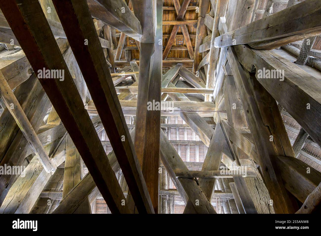 Saint-Denis (Paris area): framework of the cathedral basilica, the ...
