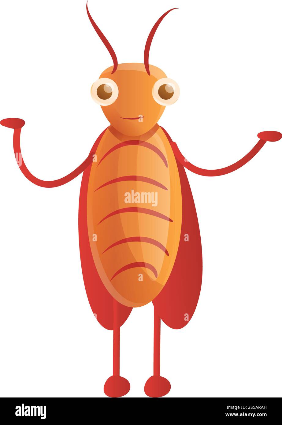 Happy cockroach icon. Cartoon of happy cockroach vector icon for web ...