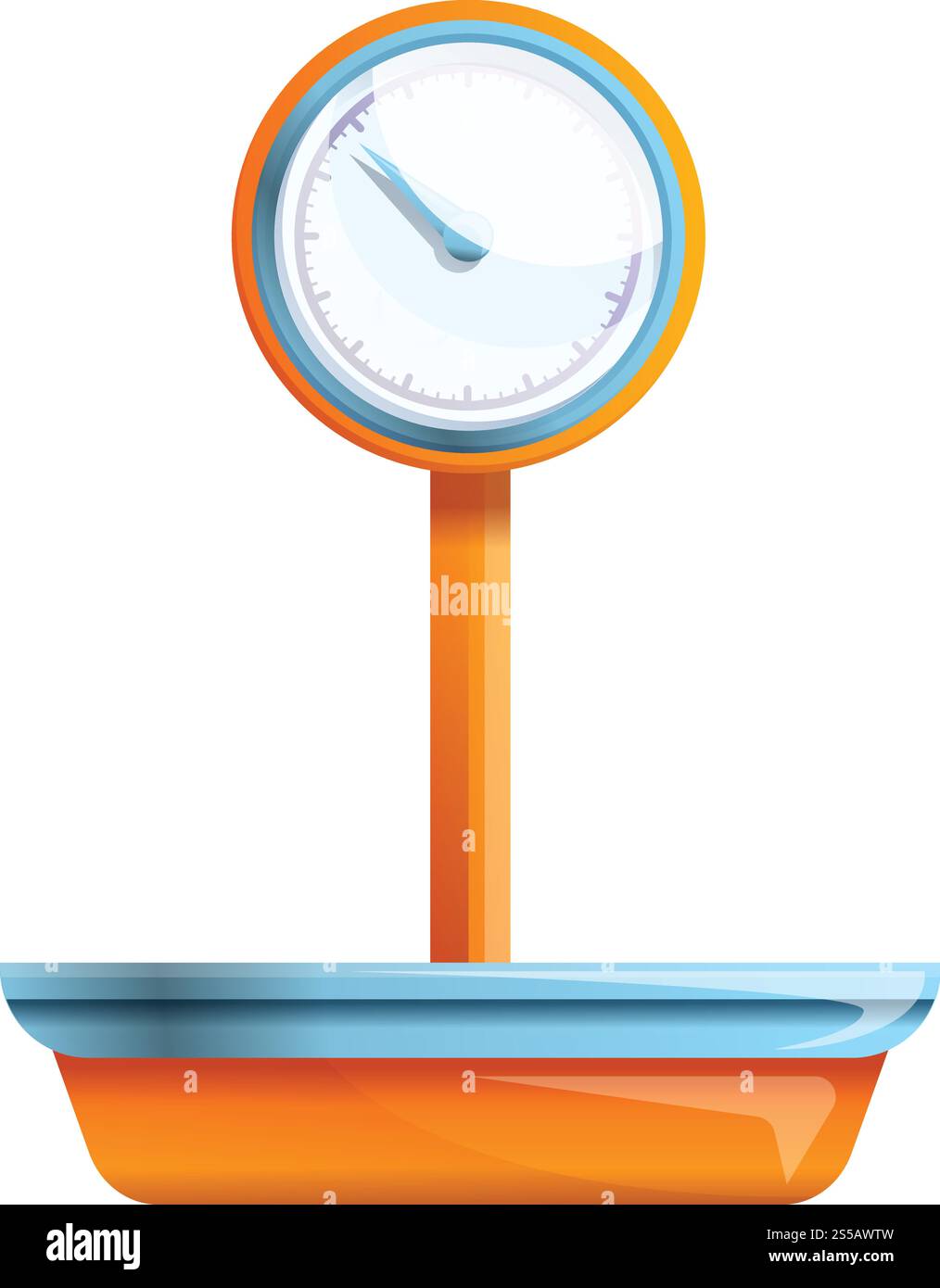 Market scales icon. Cartoon of market scales vector icon for web design ...