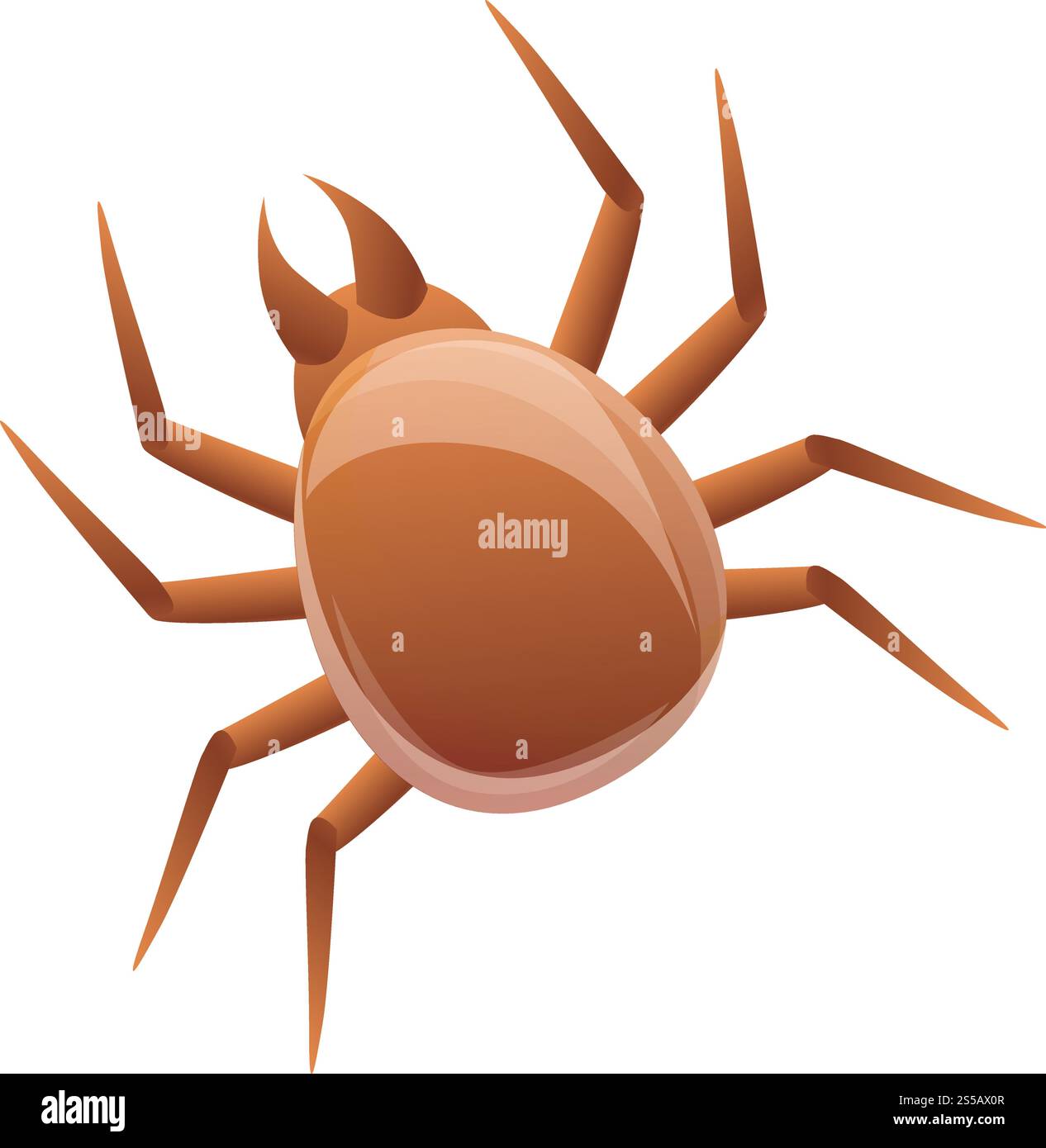 Parasite mite icon. Cartoon of parasite mite vector icon for web design ...