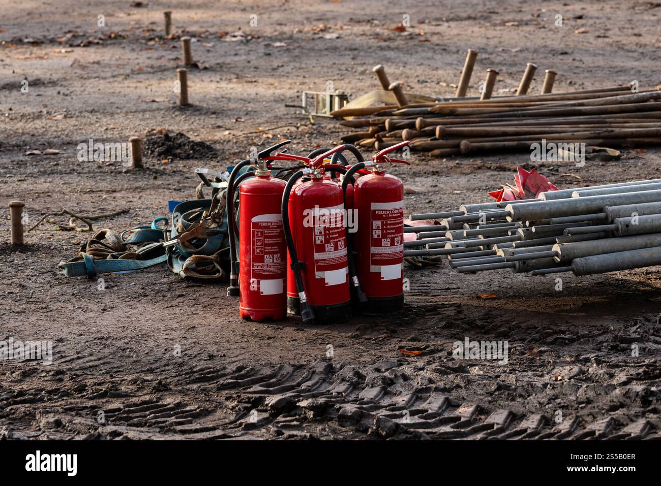 Scattered fire extinguishers hi-res stock photography and images - Alamy
