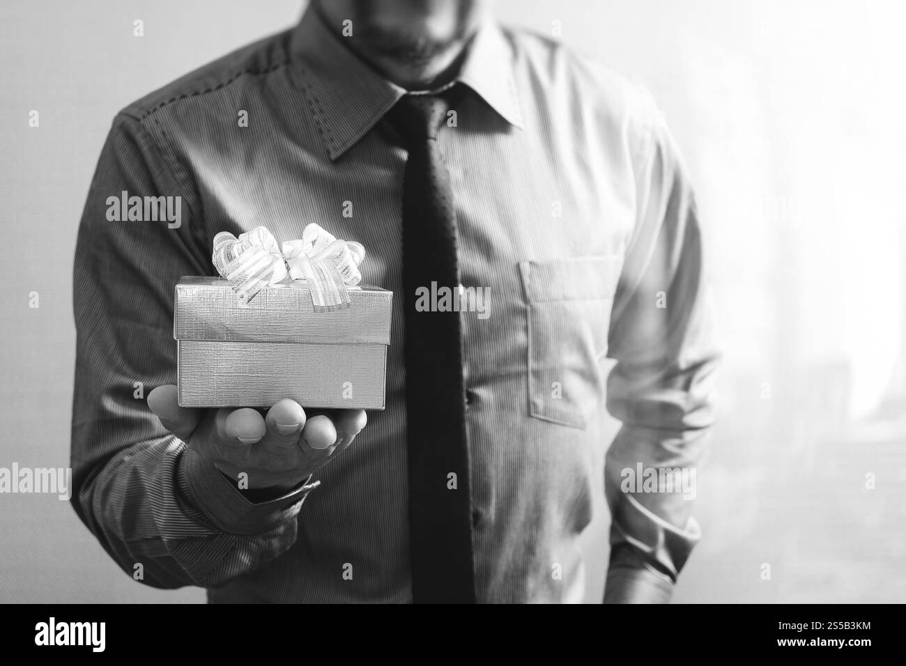 Human hand holding city Black and White Stock Photos & Images - Alamy
