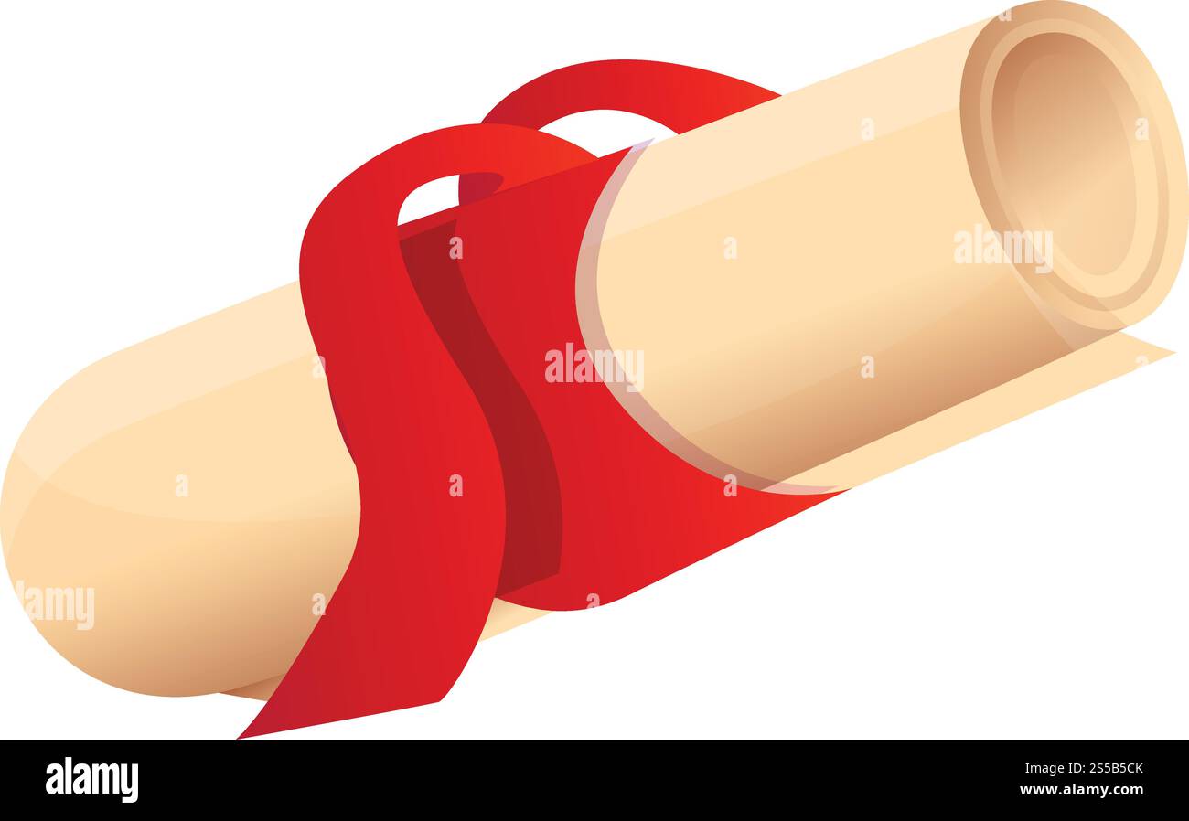 Magic papyrus icon. Cartoon of magic papyrus vector icon for web design ...