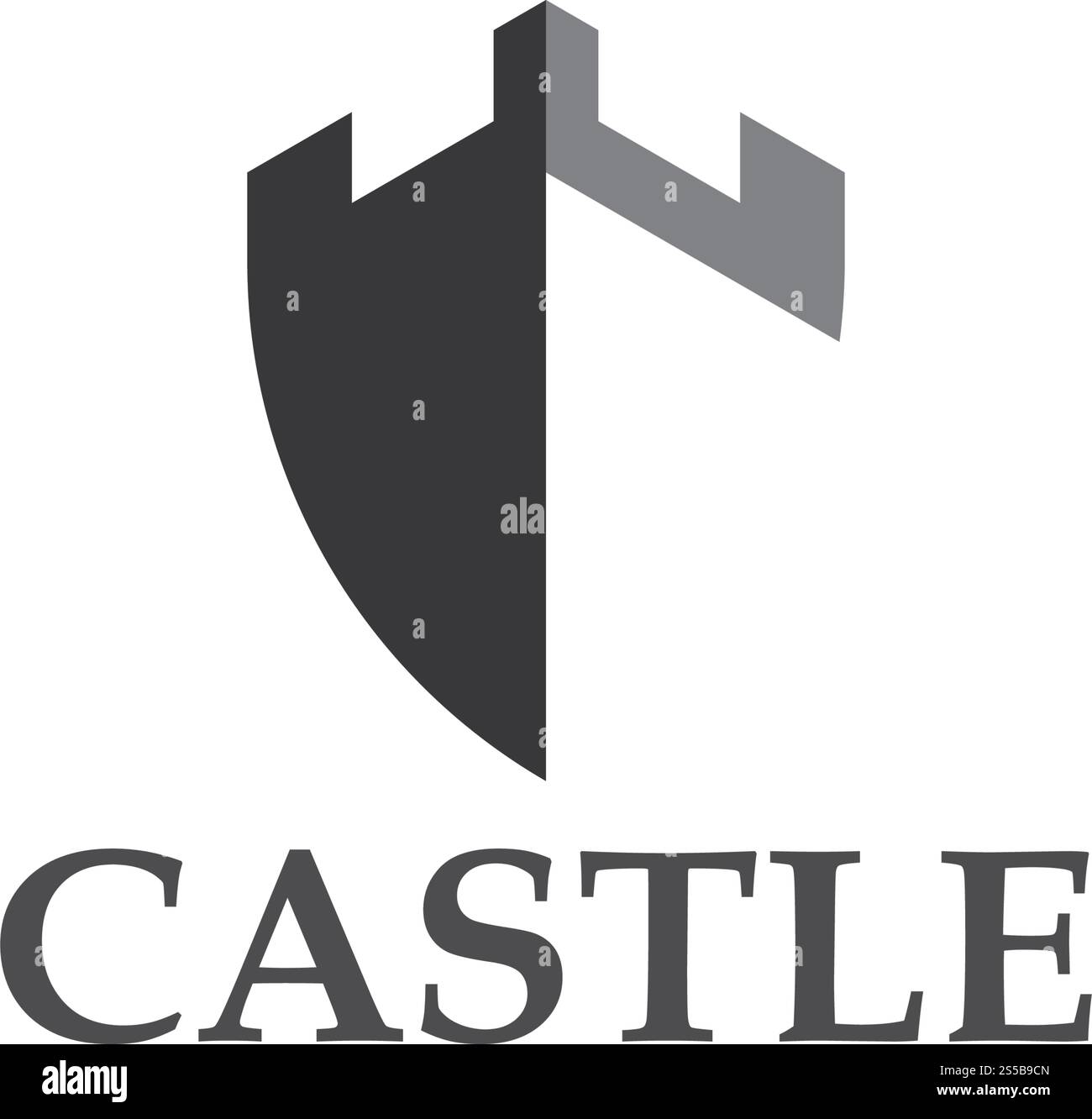 castle logo vector template Stock Vector Image & Art - Alamy