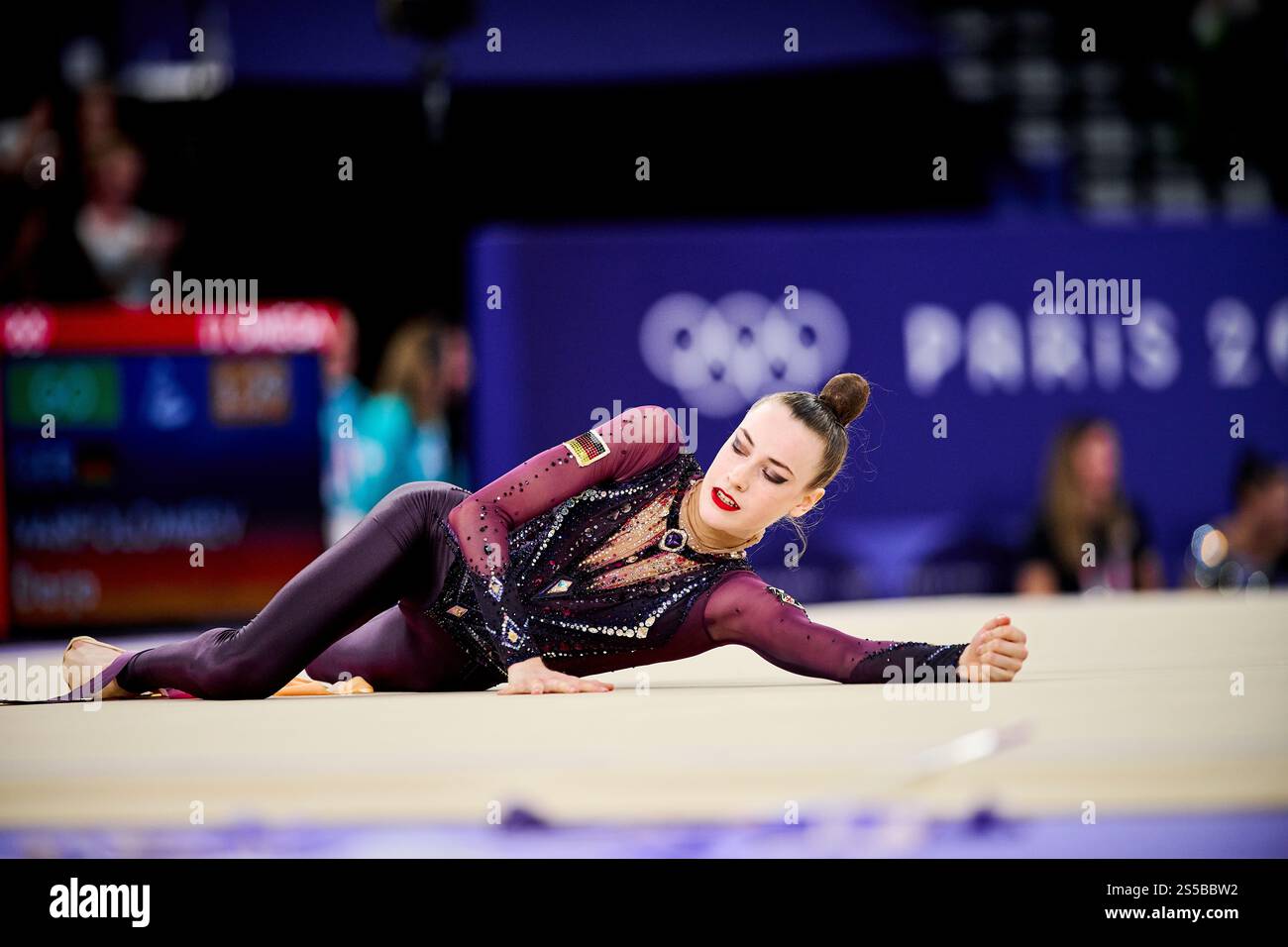 PARIS, FRANCE - 8 AUGUST, 2024: Darja Varfolomeev. The Rhythmic ...