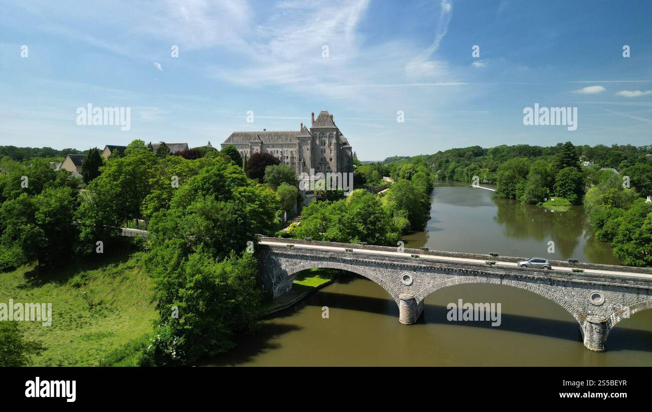 St. Peter's Abbey, Solesmes (north-western France Stock Photo - Alamy