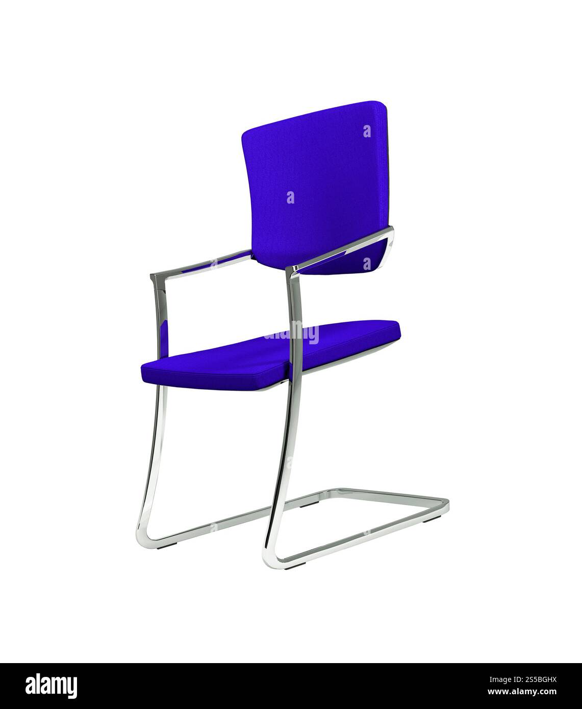 Blue ergonomic chair Cut Out Stock Images & Pictures - Alamy