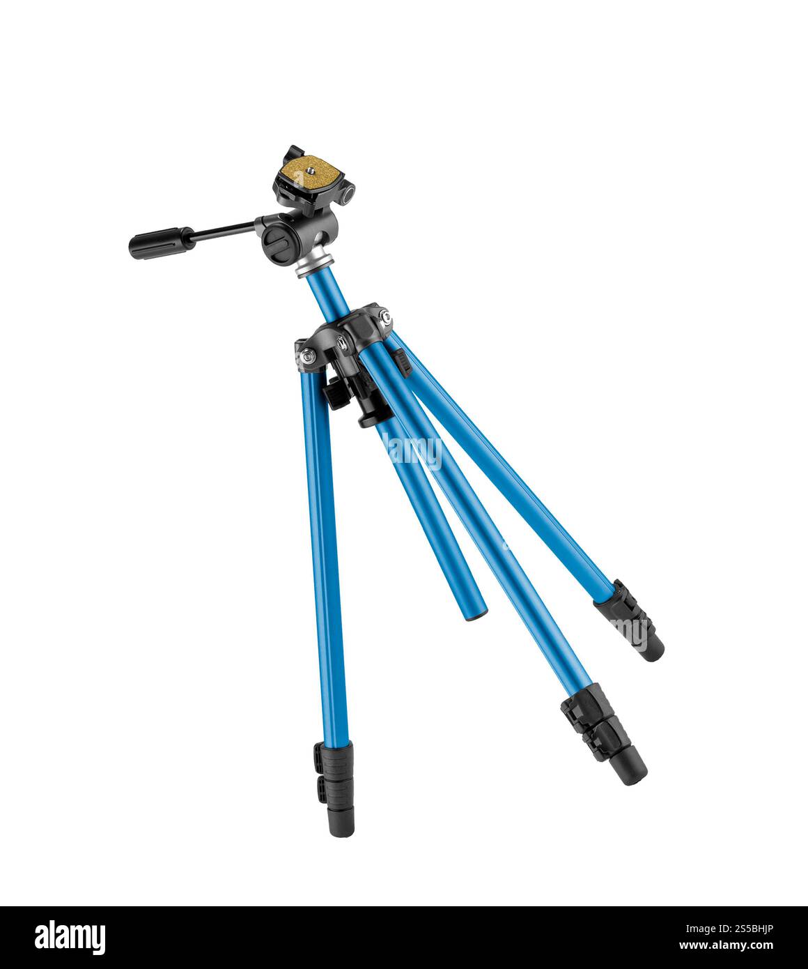 Camera stand tripod isolated on white background Stock Photo - Alamy