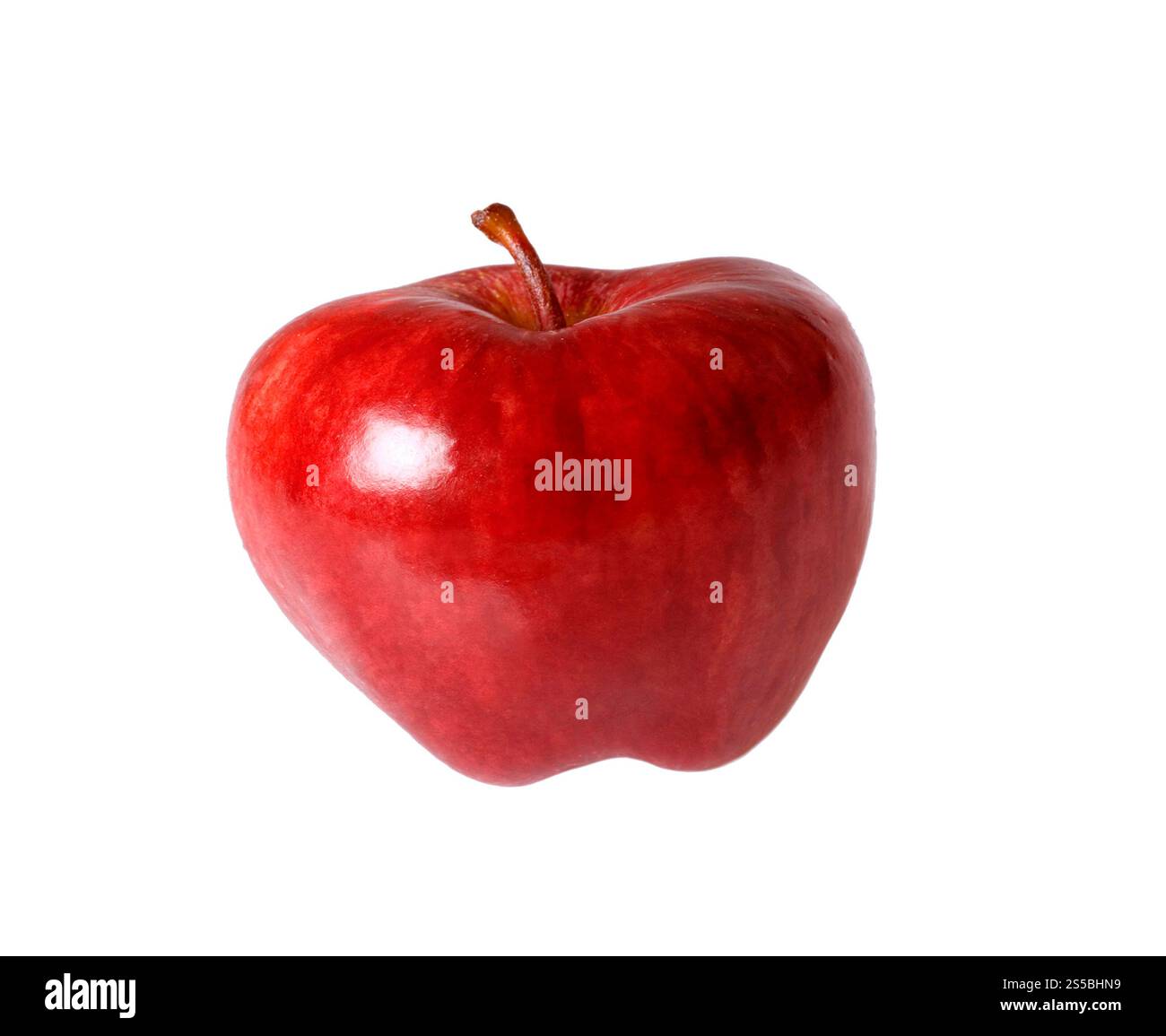 Isolated ripe red apple Cut Out Stock Images & Pictures - Alamy