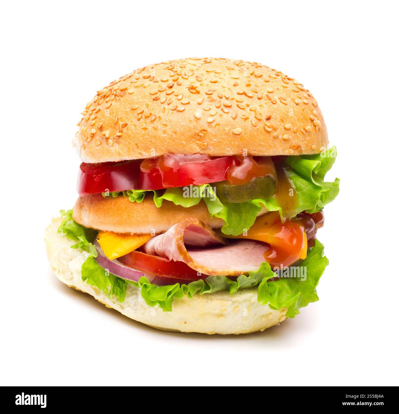 Cheeseburger american Cut Out Stock Images & Pictures - Alamy