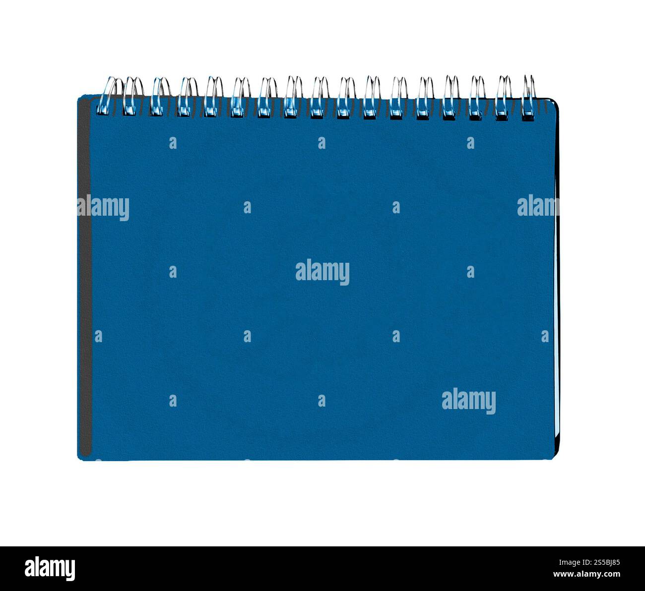 Spiral binder. Note pad with white Stock Photo - Alamy