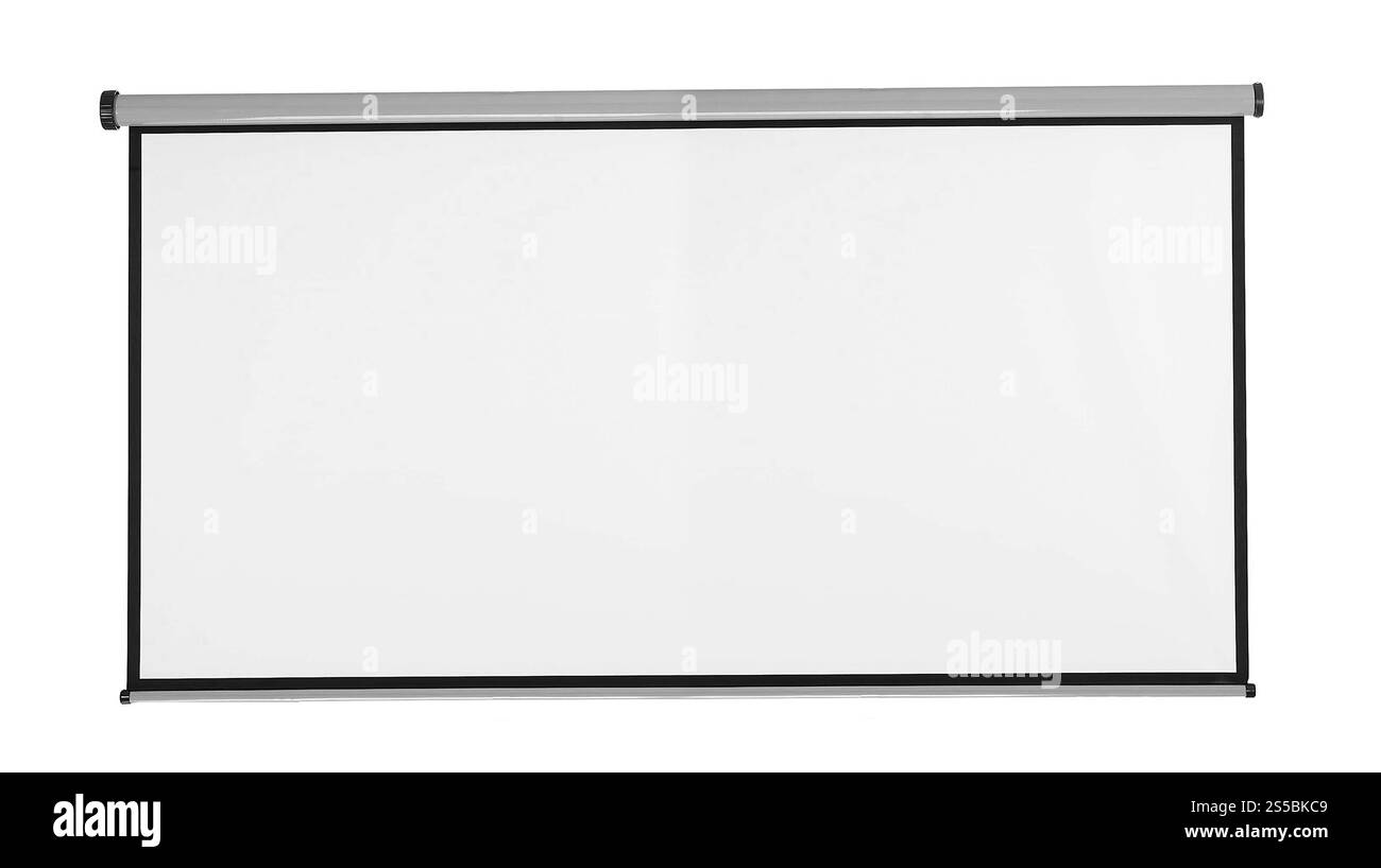 White blackboard isolated on white background. White blackboard ...