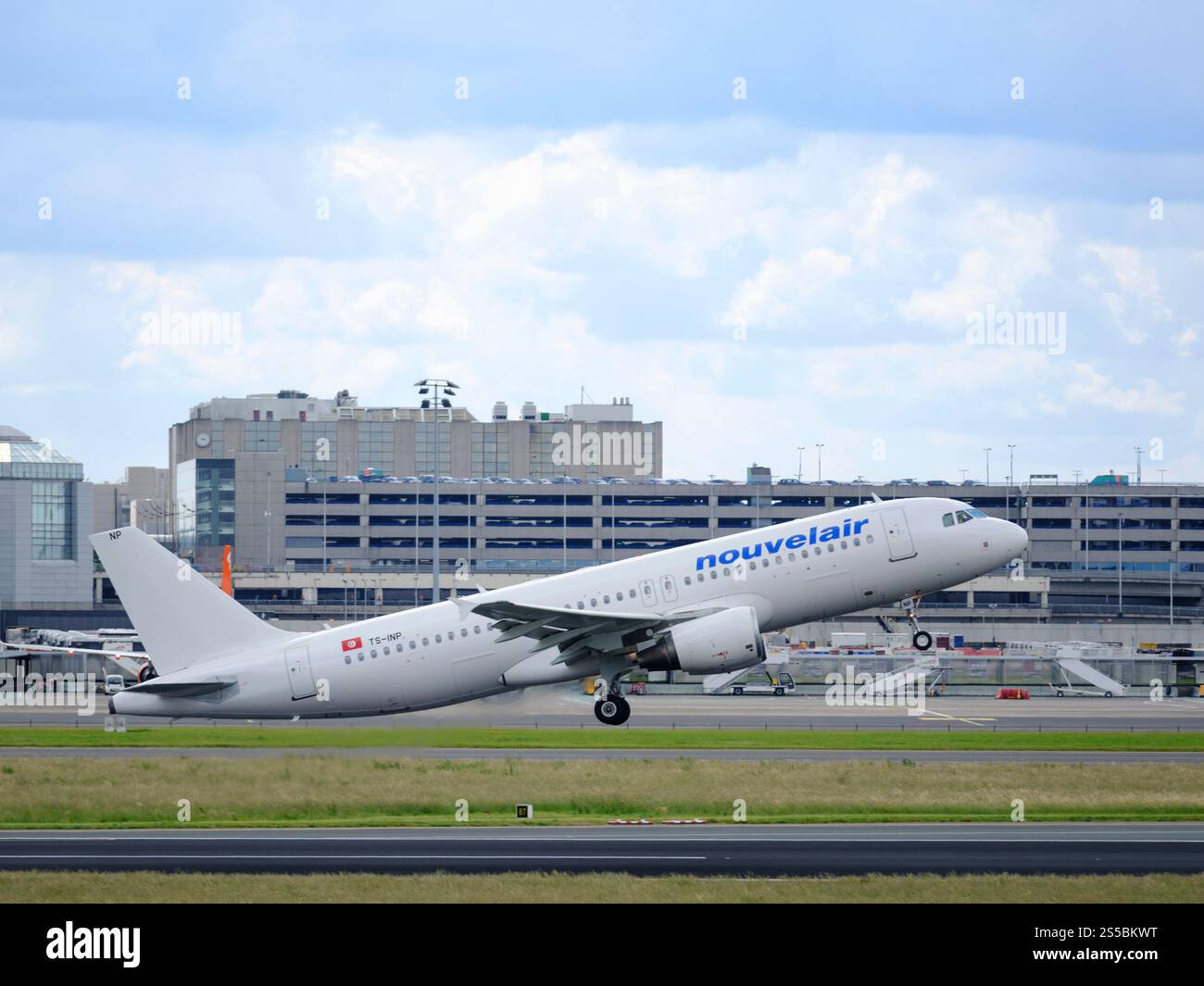 Nouvelair Tunisie plane Stock Photo - Alamy
