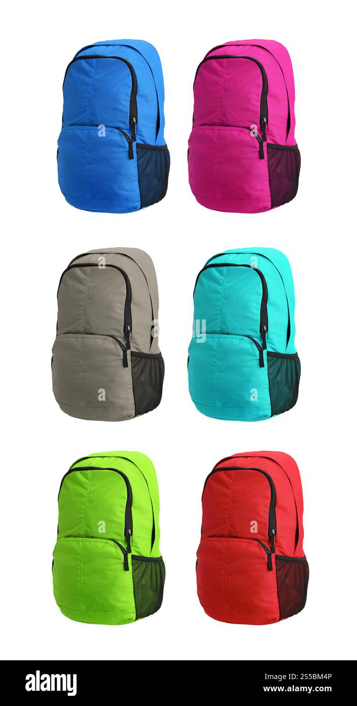 Explorer leather backpack Cut Out Stock Images & Pictures - Alamy