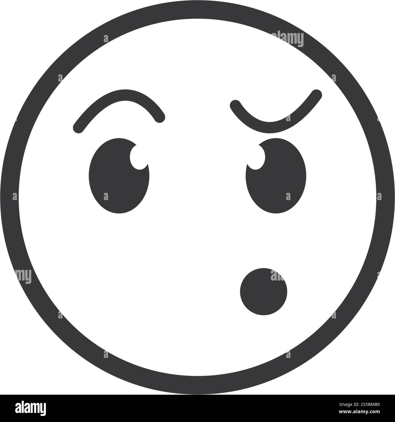 Emoticon template face expression icon vector Stock Vector Image & Art ...