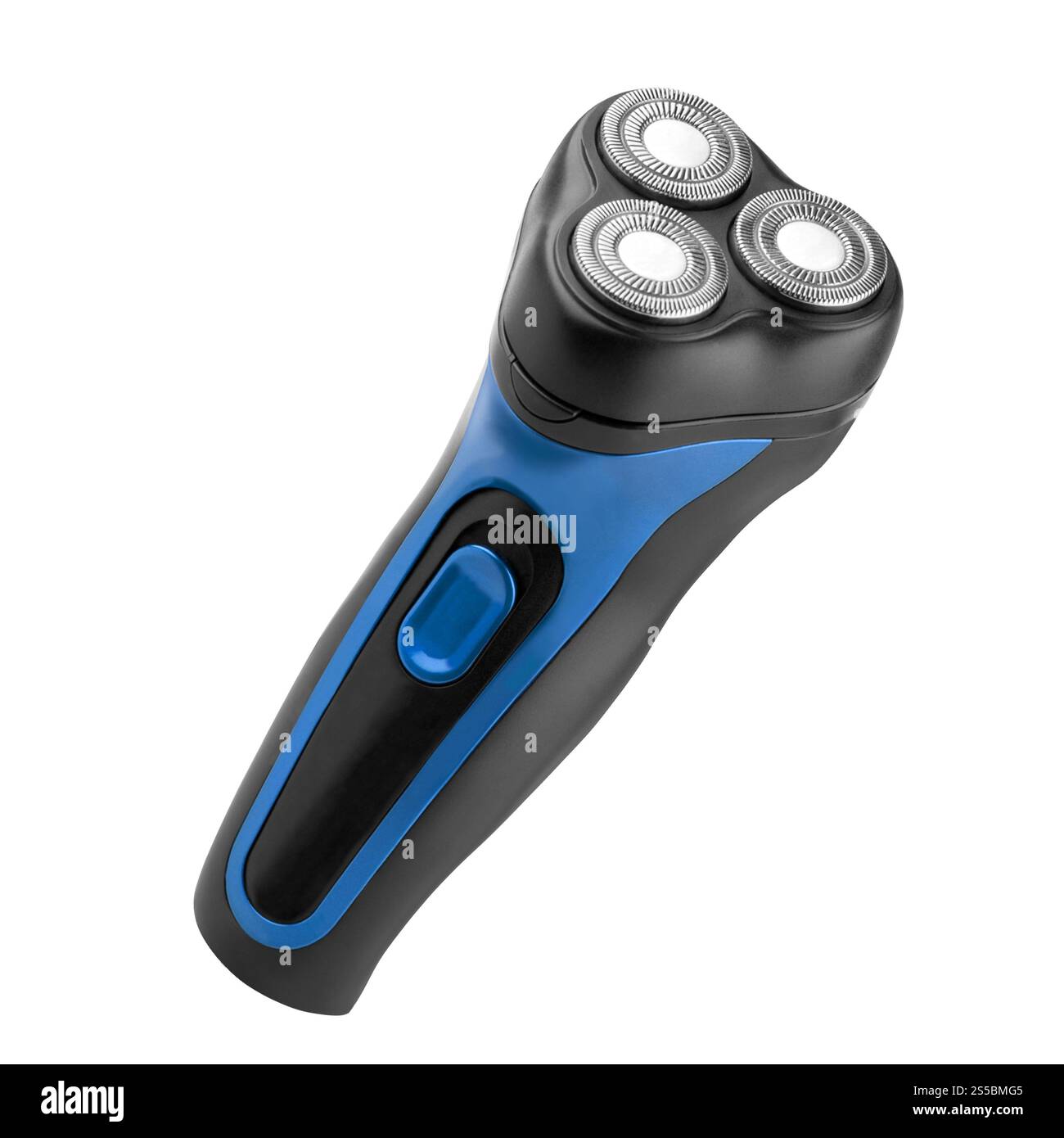 Electric shaver closeup on white background Stock Photo - Alamy