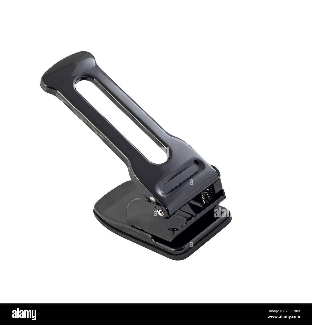 Black puncher isolated on white background. Black puncher Stock Photo ...