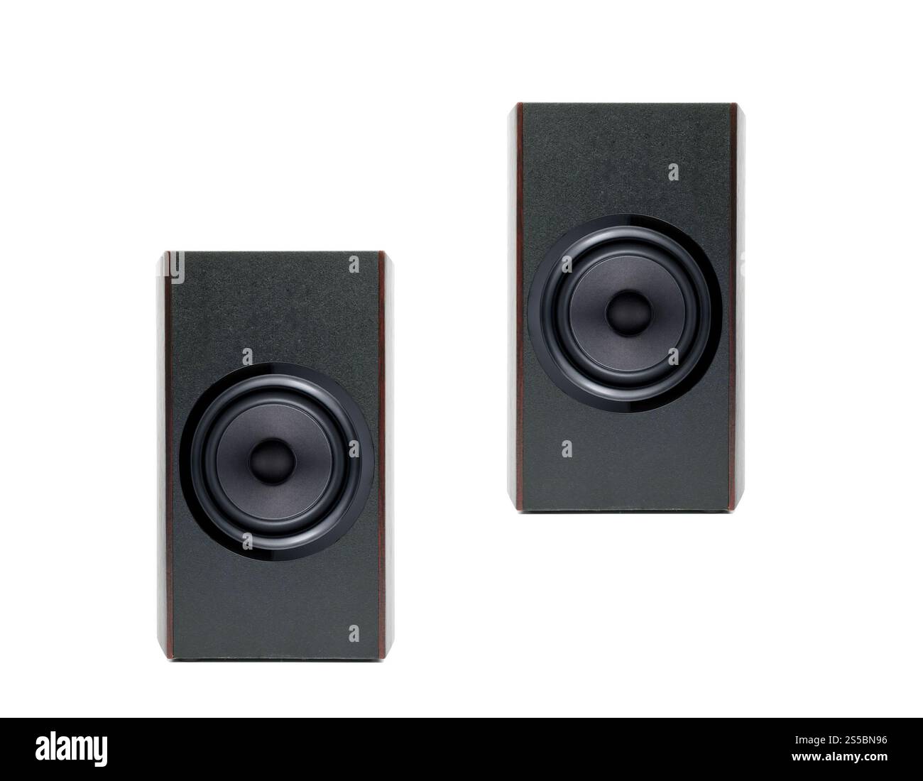 Acoustic system isolated on white background. Acoustic system isolated ...